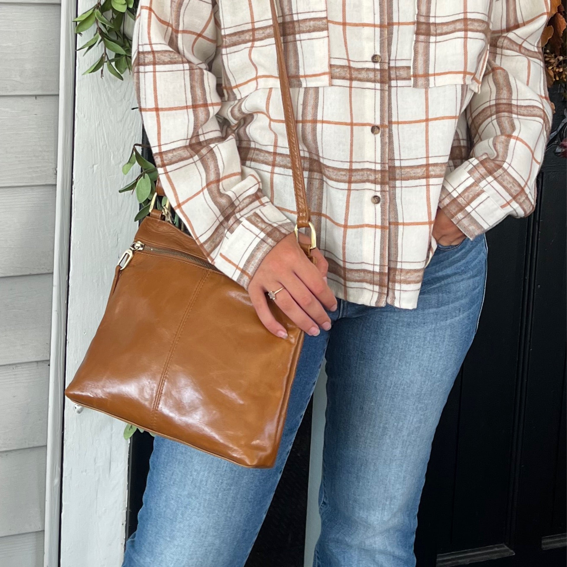 HOBO - Cambel Crossbody, Truffle | The Pearl Porch Boutique